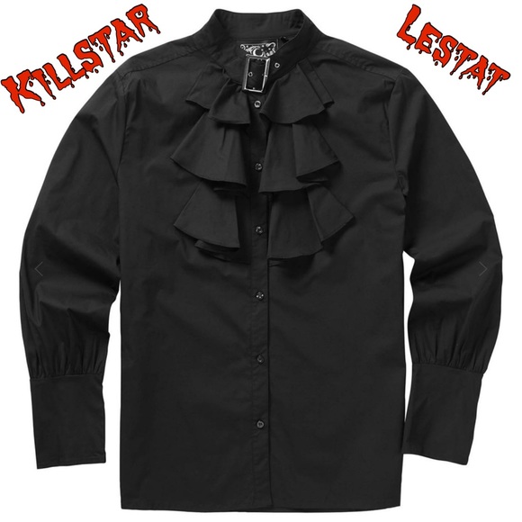 Killstar | Tops | Ruffled Lestat Shirt | Poshmark